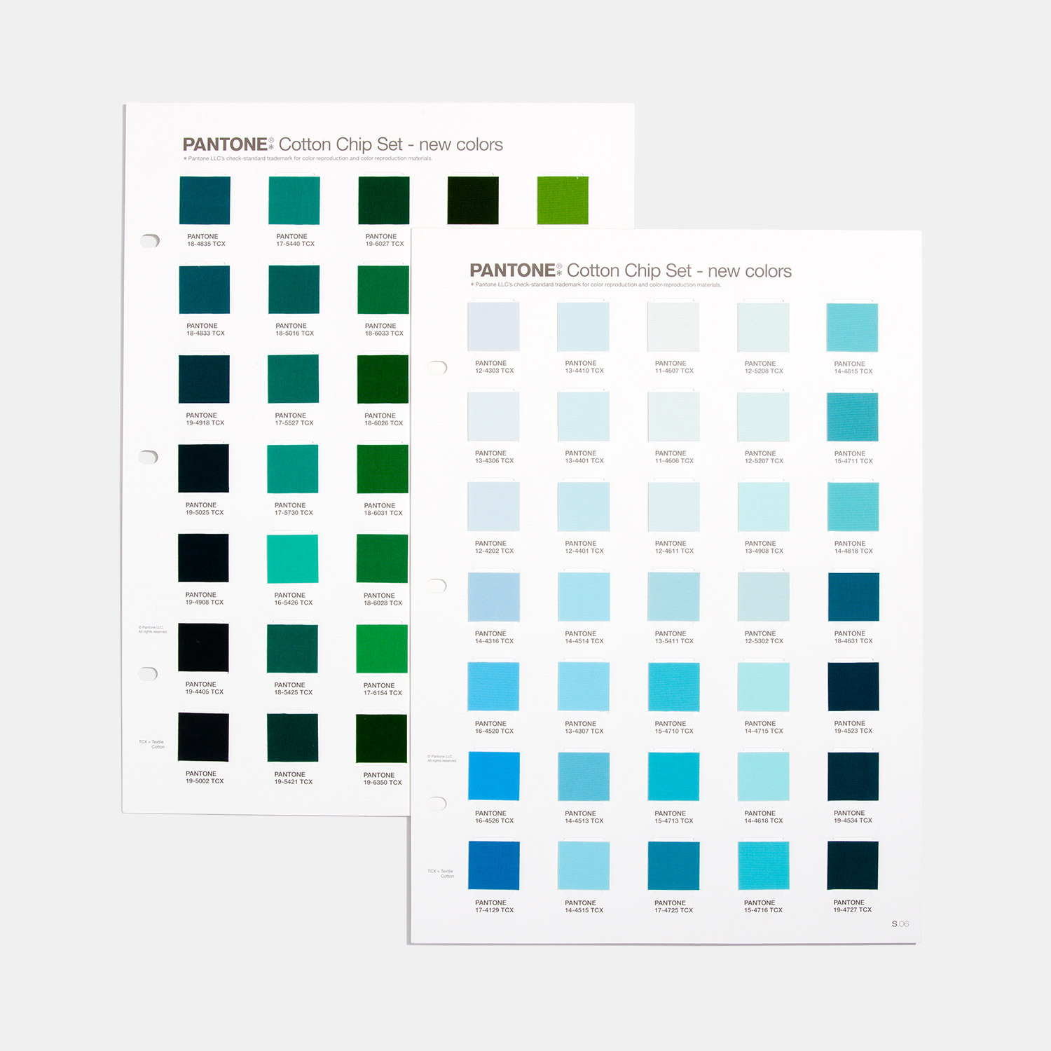 TCX, Pantone Kumaş KATALOG